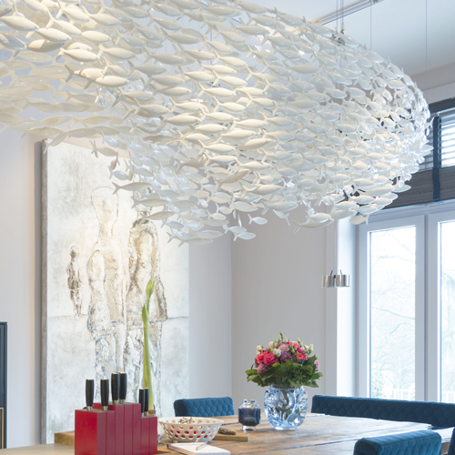 The portfolio of work by Scabetti, including the original ceramic fish ...