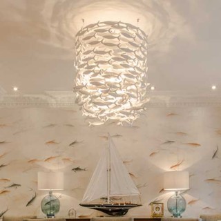 The portfolio of work by Scabetti, including the original ceramic fish ...