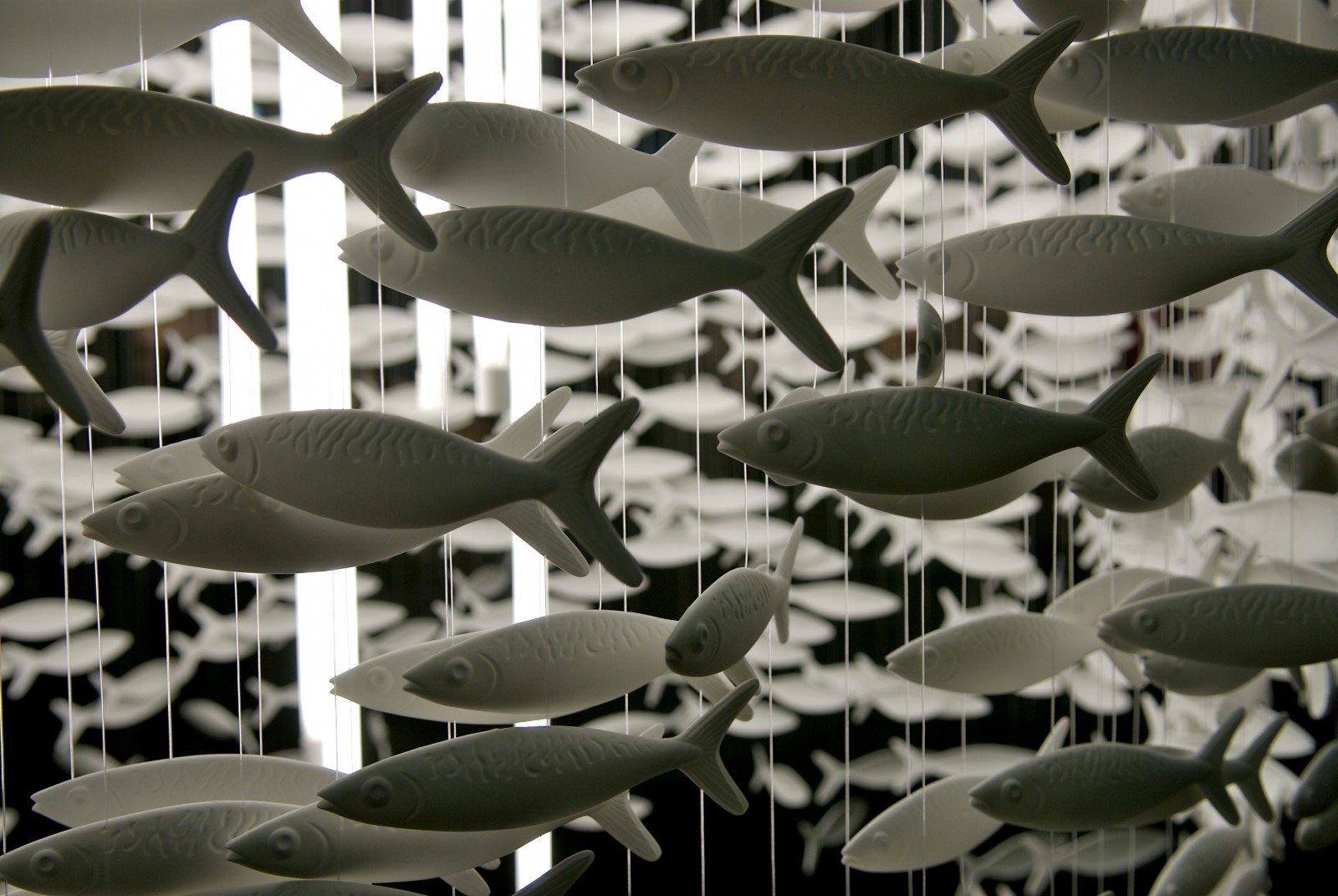 Scabetti | Home of the original ceramic fish chandelier, created from ...