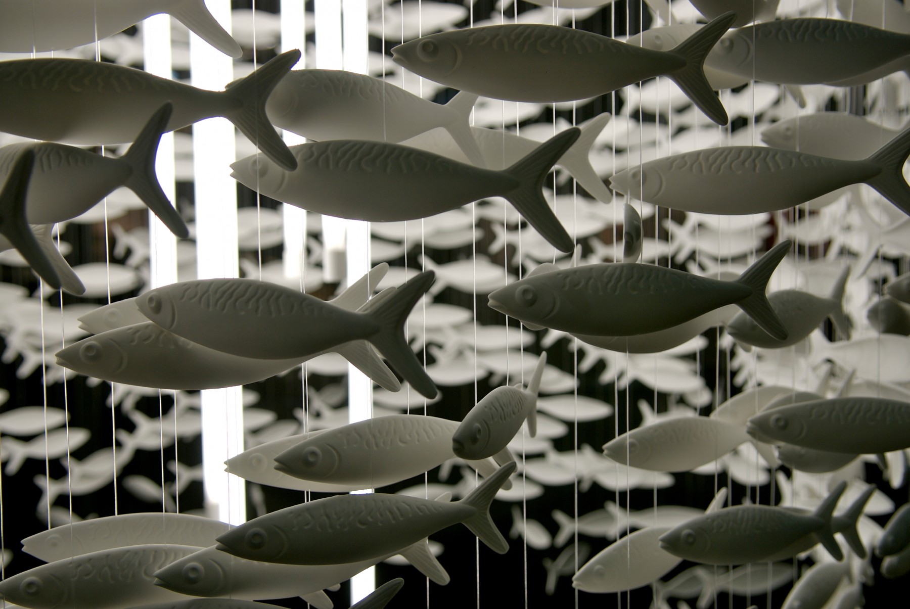 Scabetti | Home of the original ceramic fish chandelier, created from ...