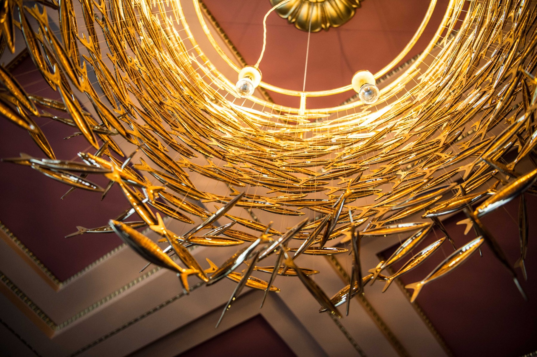 Scabetti | Home of the original ceramic fish chandelier, created from ...