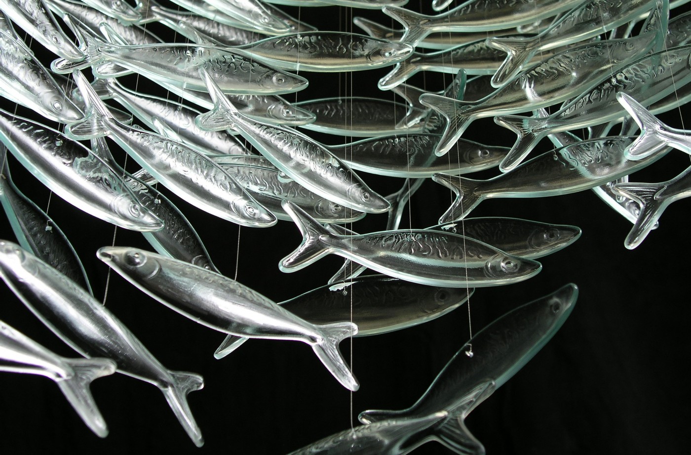 Scabetti | Home of the original ceramic fish chandelier, created from ...